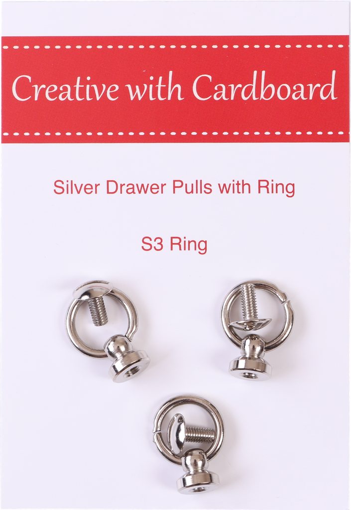 Silver Drawer Pulls with Ring | ByAnnie.com